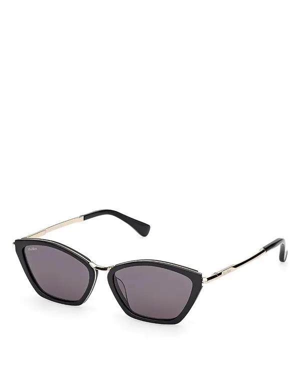 Max Mara Cat Eye Sunglasses, 54mm - Black/smoke