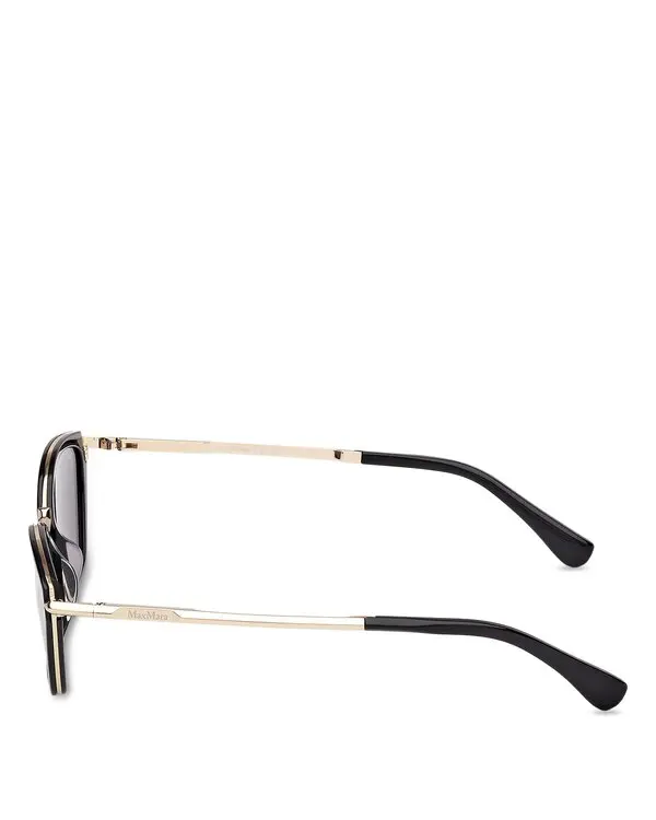 Max Mara Cat Eye Sunglasses, 54mm - Black/smoke