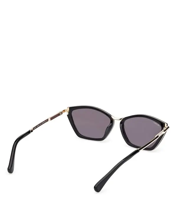 Max Mara Cat Eye Sunglasses, 54mm - Black/smoke