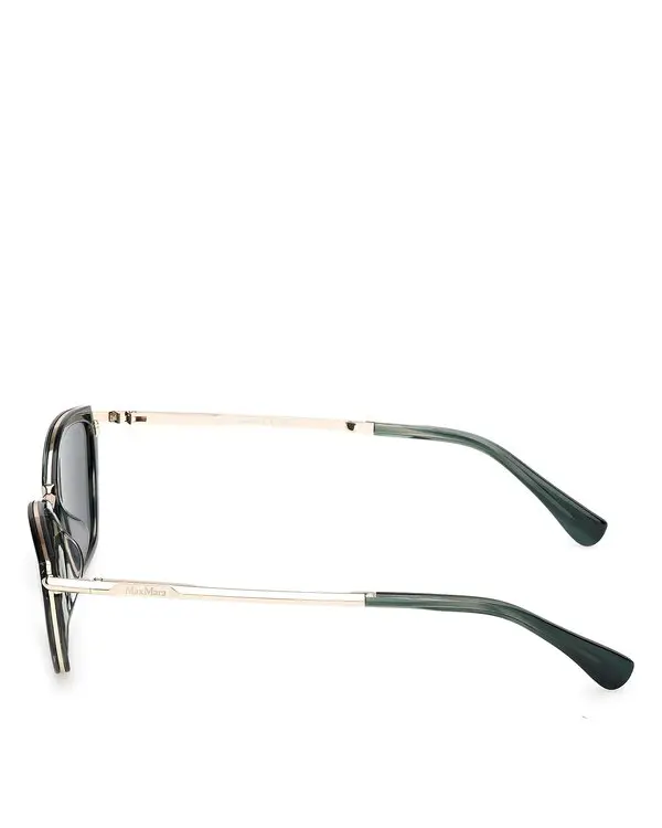 Max Mara Cat Eye Sunglasses, 54mm - Green/green