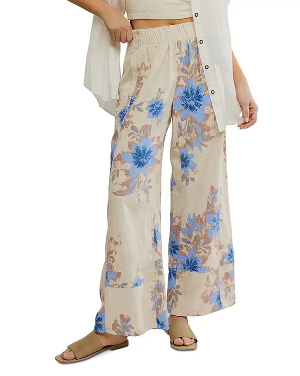Free People Days End Printed Pants