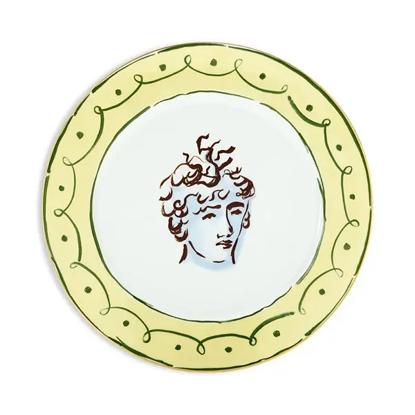 GINORI 1735 Impero Dinner Plate - Green Yellow
