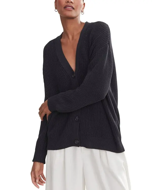 Jenni Kayne Oversized Knit Cardigan - Black
