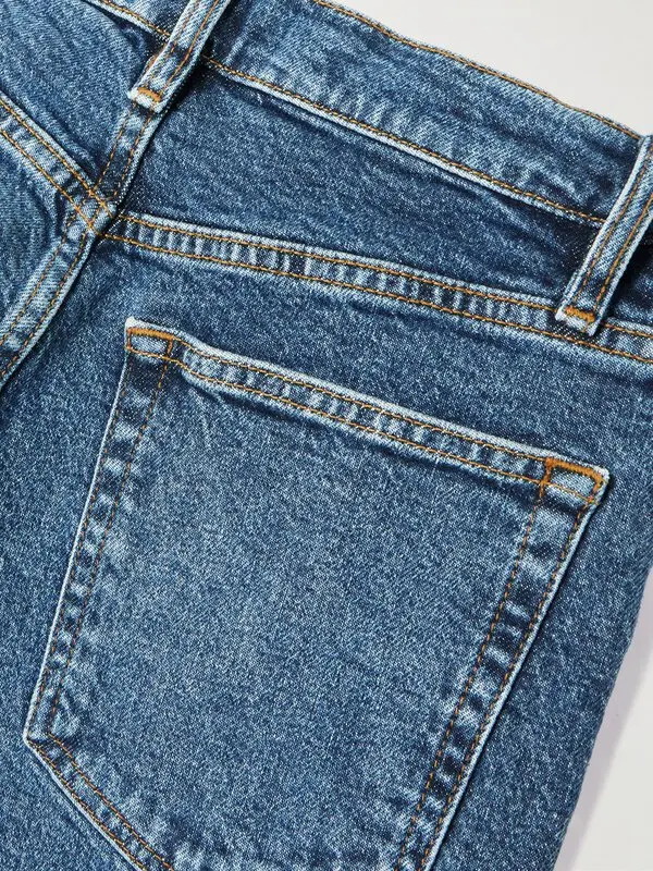 FRAME High Rise Wide Leg Jeans