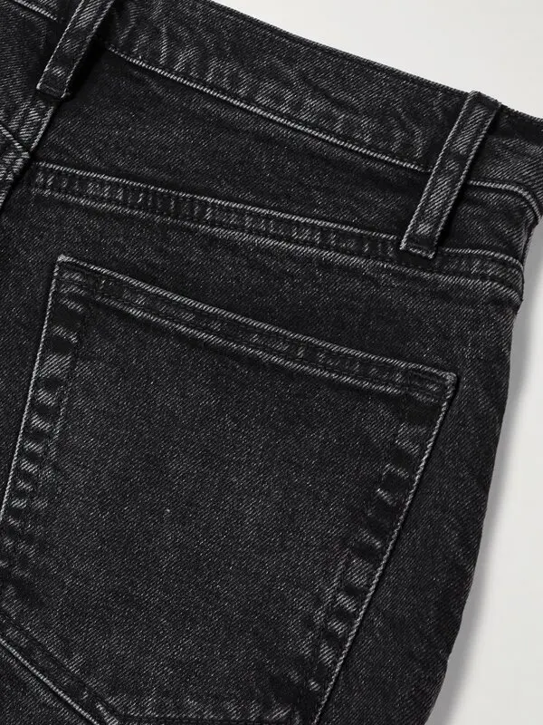 FRAME The Wide Cropped High-rise Wide-leg Jeans