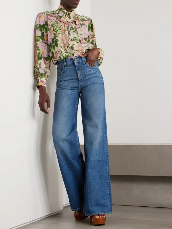 Chloé High-rise Wide-leg Jeans