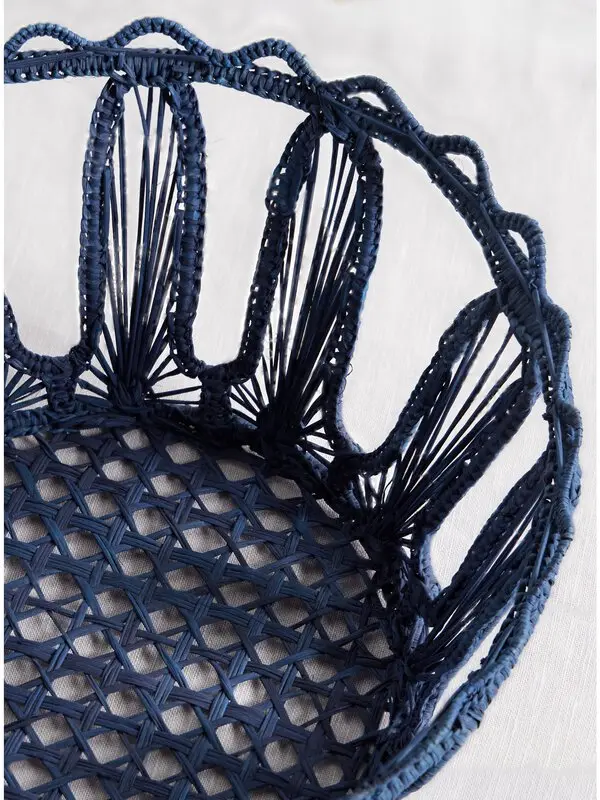 Themis Z Kyma Iraca Palm Bread Basket