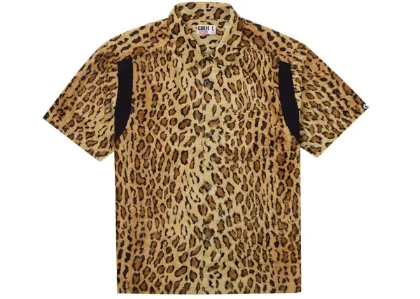 Supreme Goodenough Crushed Rayon Short Sleeve Shirt - Leopard
