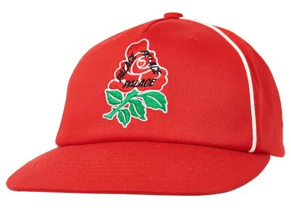 PALACE English Rose 5panel Cap - Red