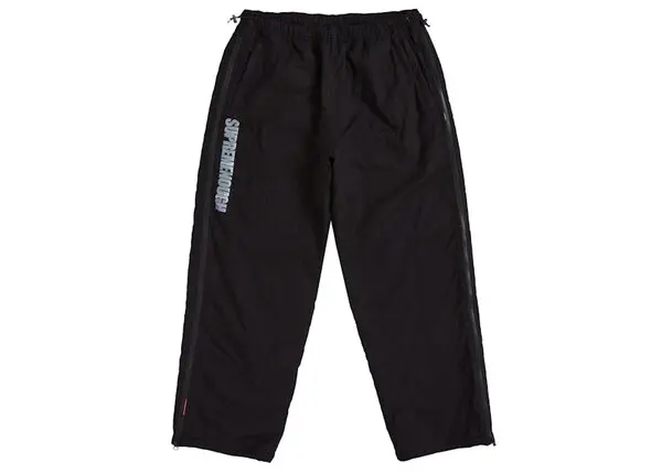 Supreme Goodenough Patchwork Full Zip Track Pant - Black