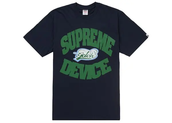 Supreme Goodenough Device Tee Shirt - Navy Blue