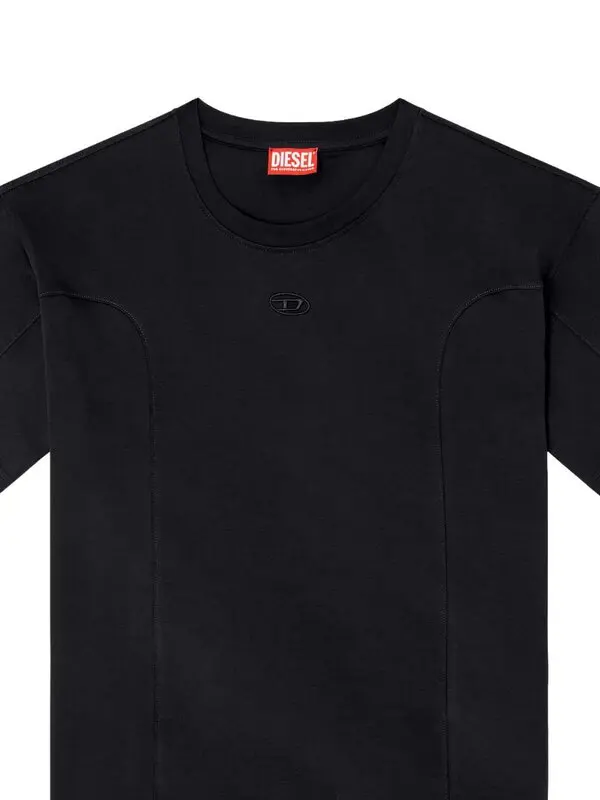 DIESEL® T-norm-int Crew-neck T-shirt - Black