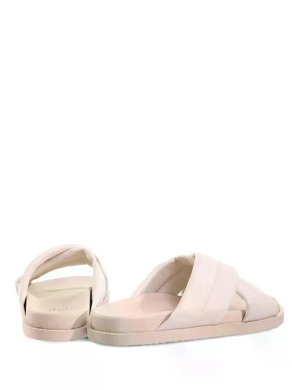 HOGL Tessa Cross-strap Slide Sandals - Neutrals