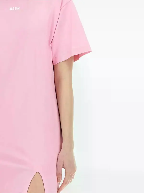 MSGM Split-hem T-shirt Dress