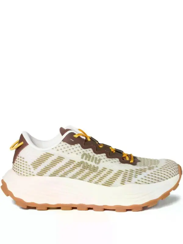Miu Miu Mesh Panelled Sneakers