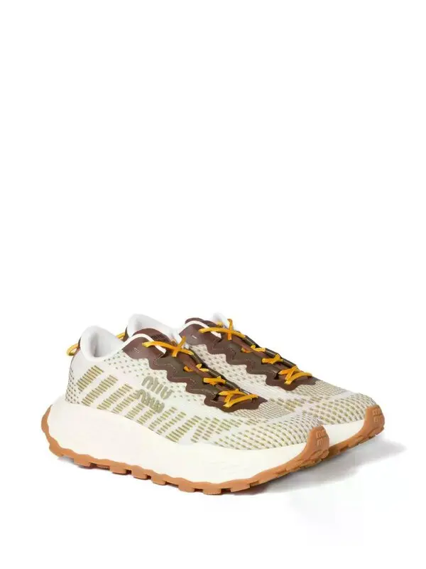 Miu Miu Mesh Panelled Sneakers