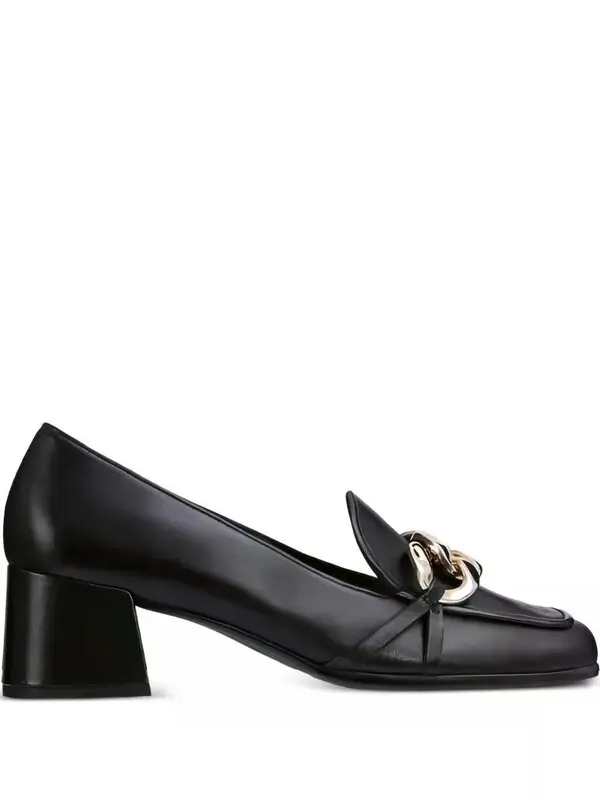 HOGL Alley Block-heeled Loafers - Black