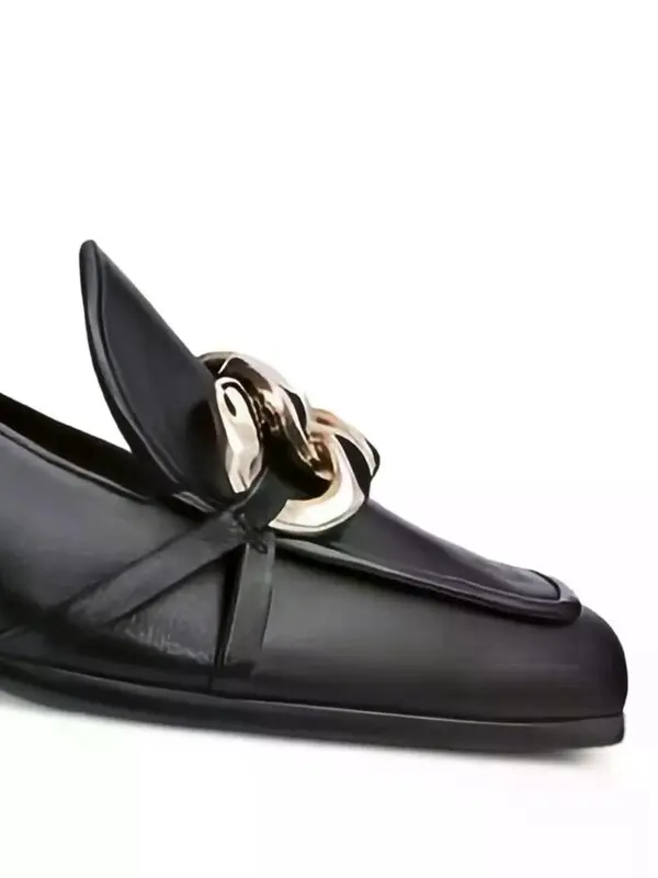 HOGL Alley Block-heeled Loafers - Black