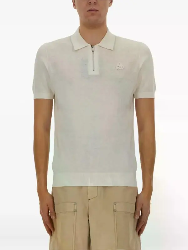 Moose Knuckles Short-sleeve Polo Shirt - Neutrals