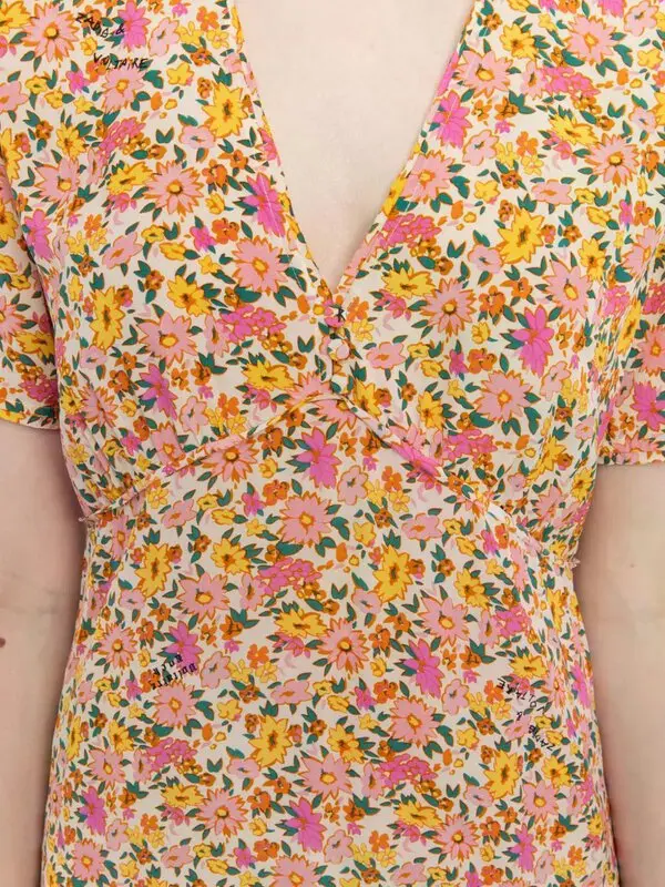 Zadig&Voltaire Floral-print Midi Dress - Orange