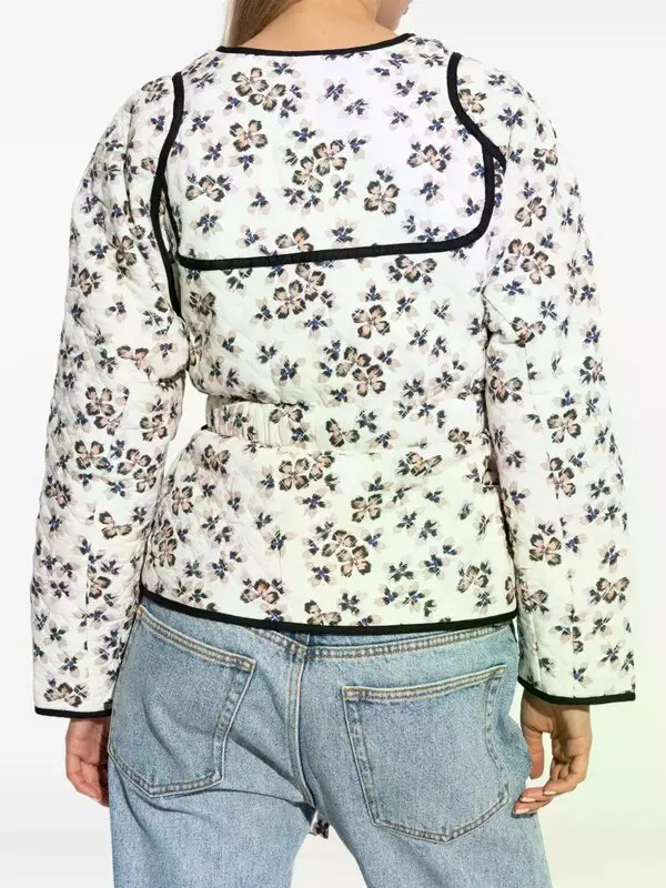 Munthe Floral-print Belted Jacket