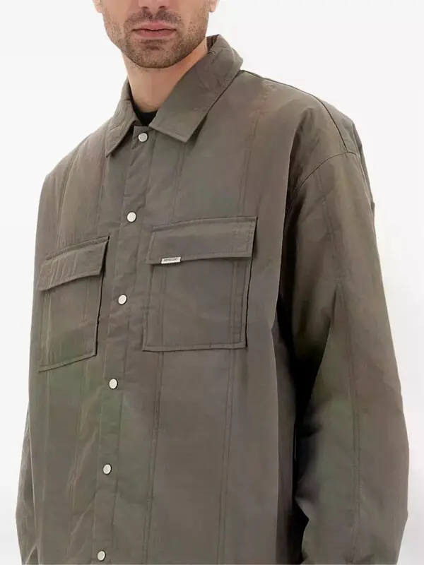 REPRESENT Utility Pocket Overshirt - Green