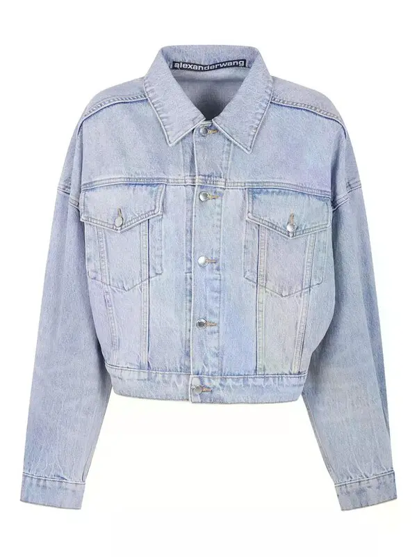 Alexander Wang Light-wash Denim Jacket - Blue