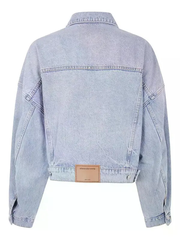 Alexander Wang Light-wash Denim Jacket - Blue
