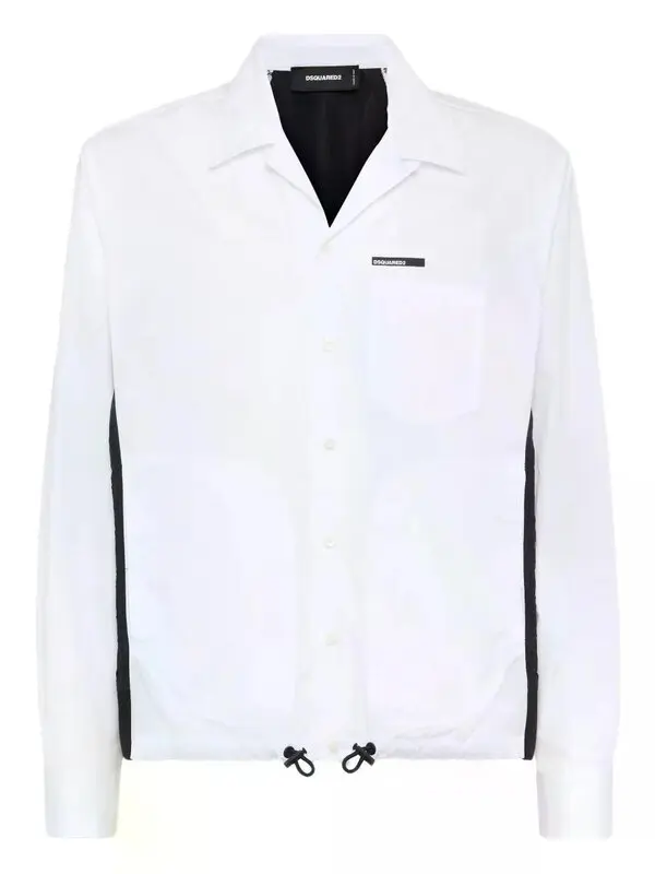 Dsquared2 Drawstring-hem Shirt