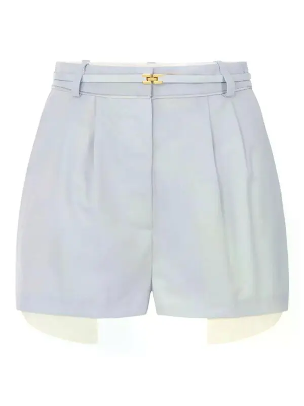 Elisabetta Franchi Pleated Tailored Shorts