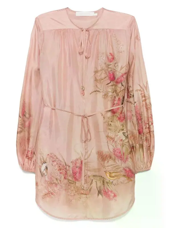 Zimmermann Cascadian Blouse - Pink