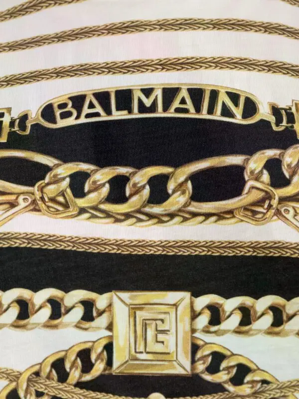 Balmain Baroque-pattern T-shirt