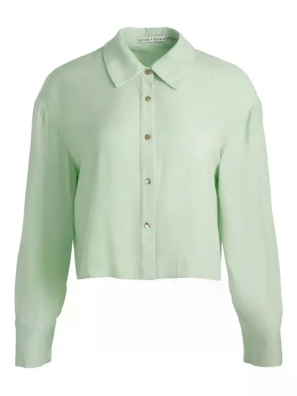 Alice + Olivia Finely Button-down Shirt
