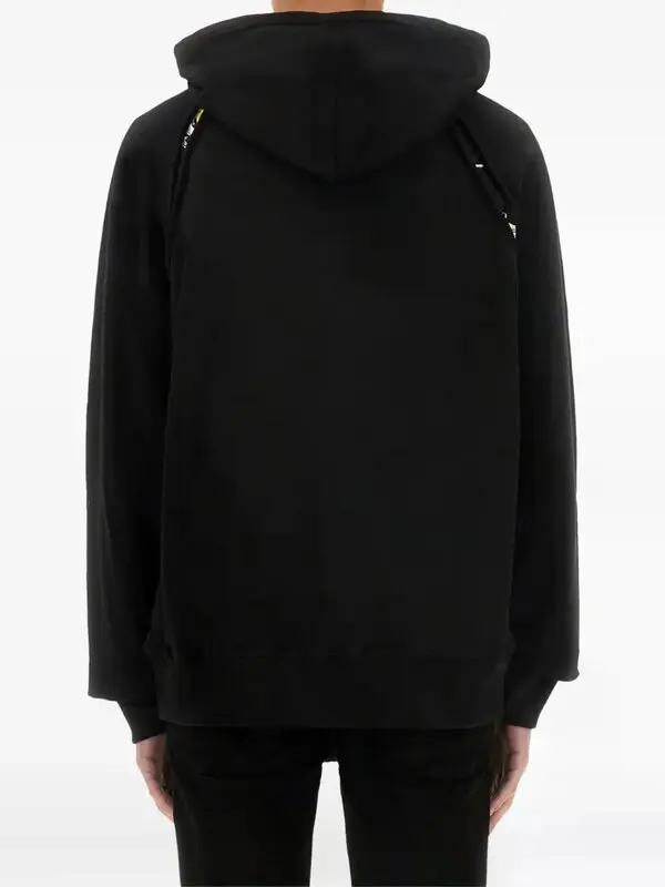 Versace Logo Plaque Hoodie