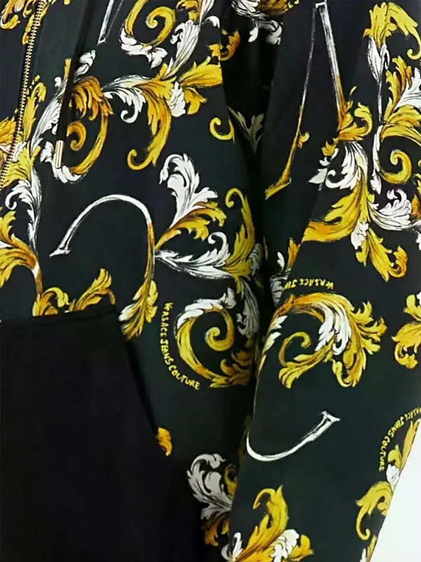 Versace Barocco-print Zip-up Hoodie