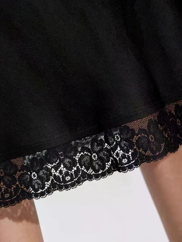 Victoria Beckham Pencil Skirt With Lace Trim