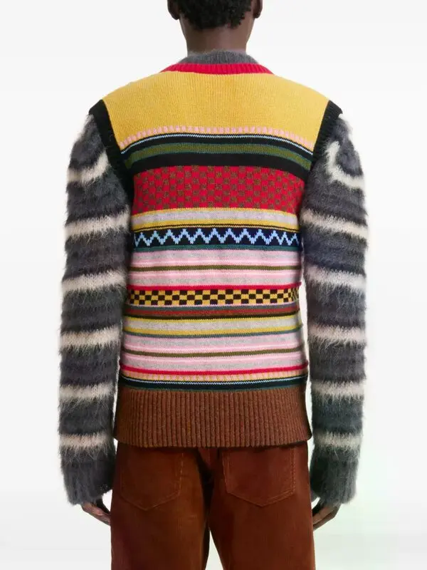 Marni Striped Wool Vest