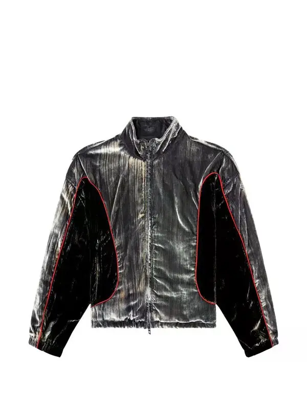 DIESEL® G-riffin Zip-up Puffer Jacket - Silver