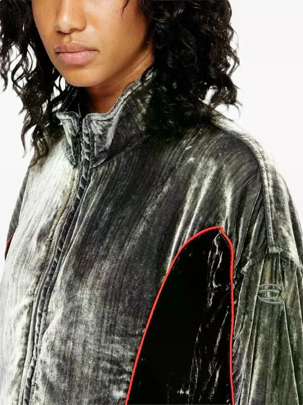 DIESEL® G-riffin Zip-up Puffer Jacket - Silver