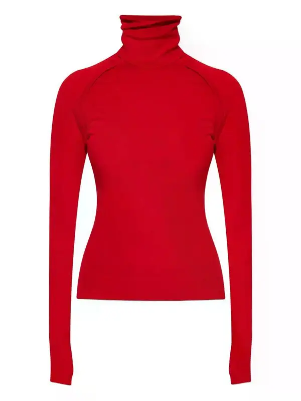 Victoria Beckham Wool High Neck Top