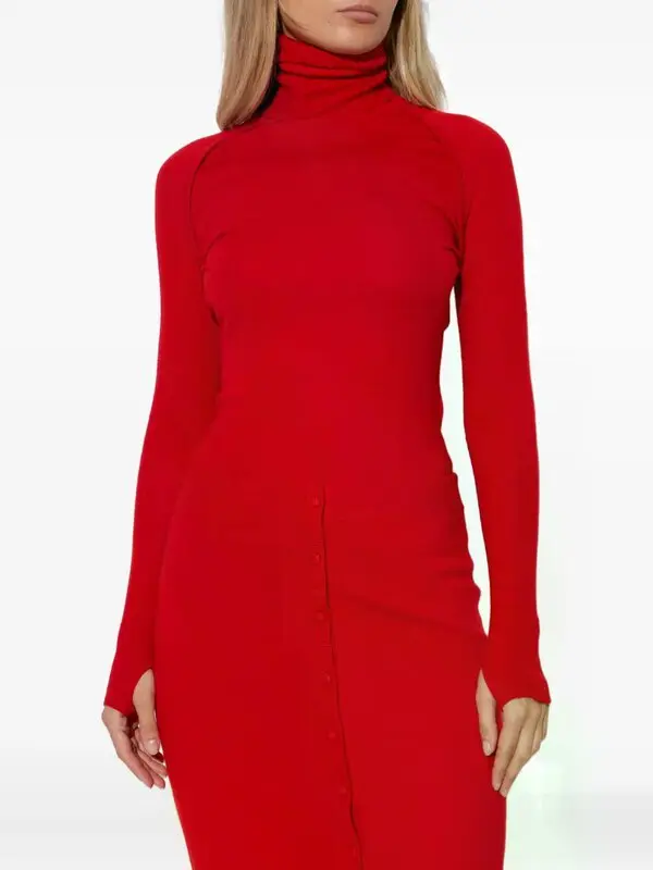 Victoria Beckham Wool High Neck Top
