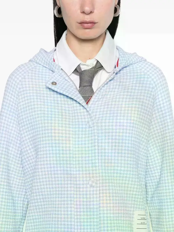 Thom Browne Gingham Tweed Jacket