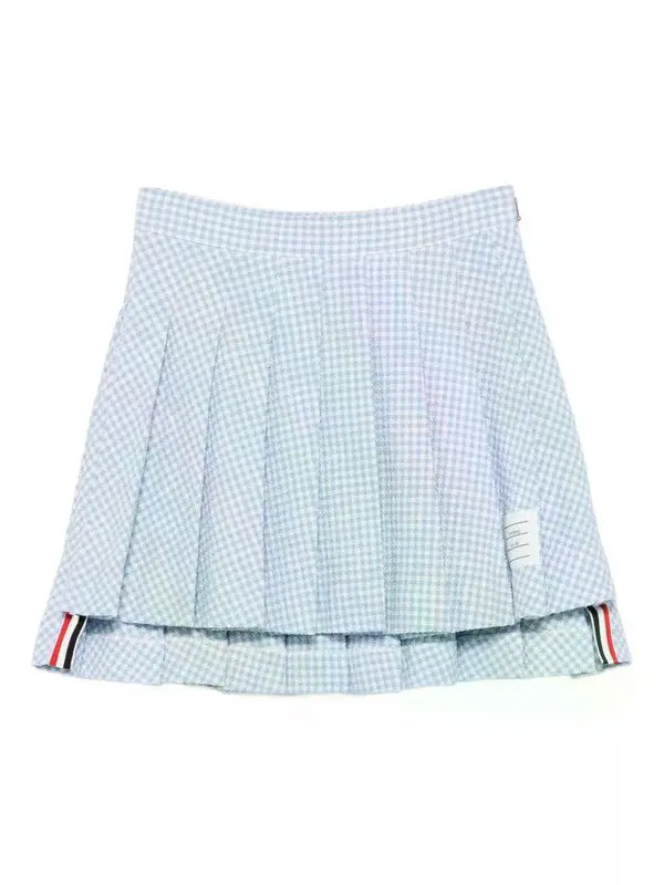 Thom Browne Pleated Tweed Midi Skirt