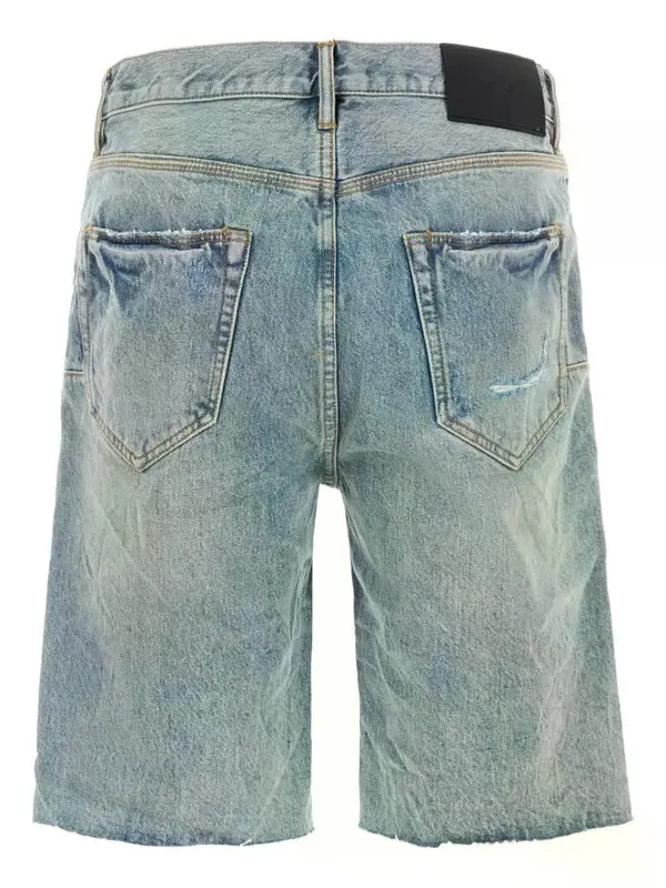 PURPLE BRAND Distressed Denim Shorts