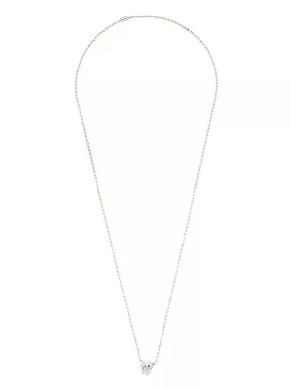 IN GOLD WE TRUST PARIS Sacred Tooth Necklace - Silver