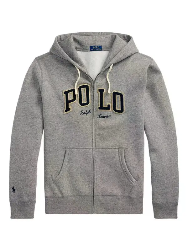 Polo Ralph Lauren Logo-patch Zip-up Hoodie