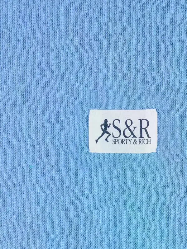 SPORTY & RICH Juniper Raglan-sleeve Sweatshirt