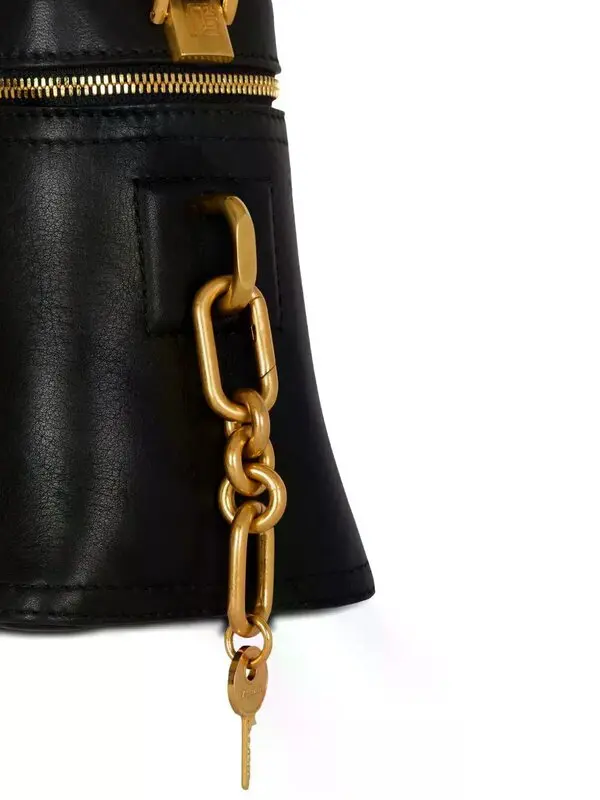 Balmain Pulse Vanity Leather Tote Bag