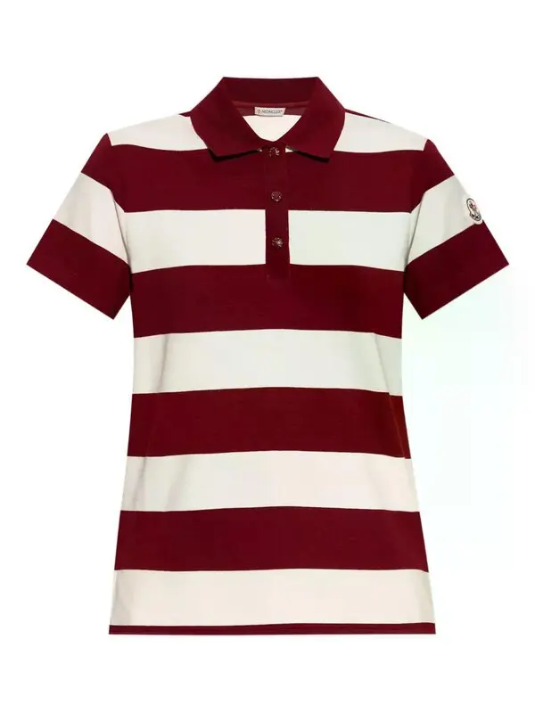 Moncler Striped Polo Shirt