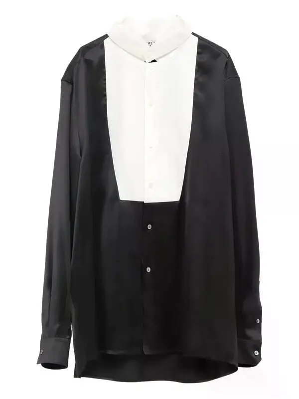 Loewe Satin Front-panel Shirt